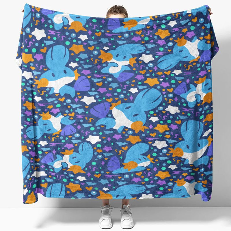 Pokemon Blankets Cozy Anime Fleece Blankets for Fans